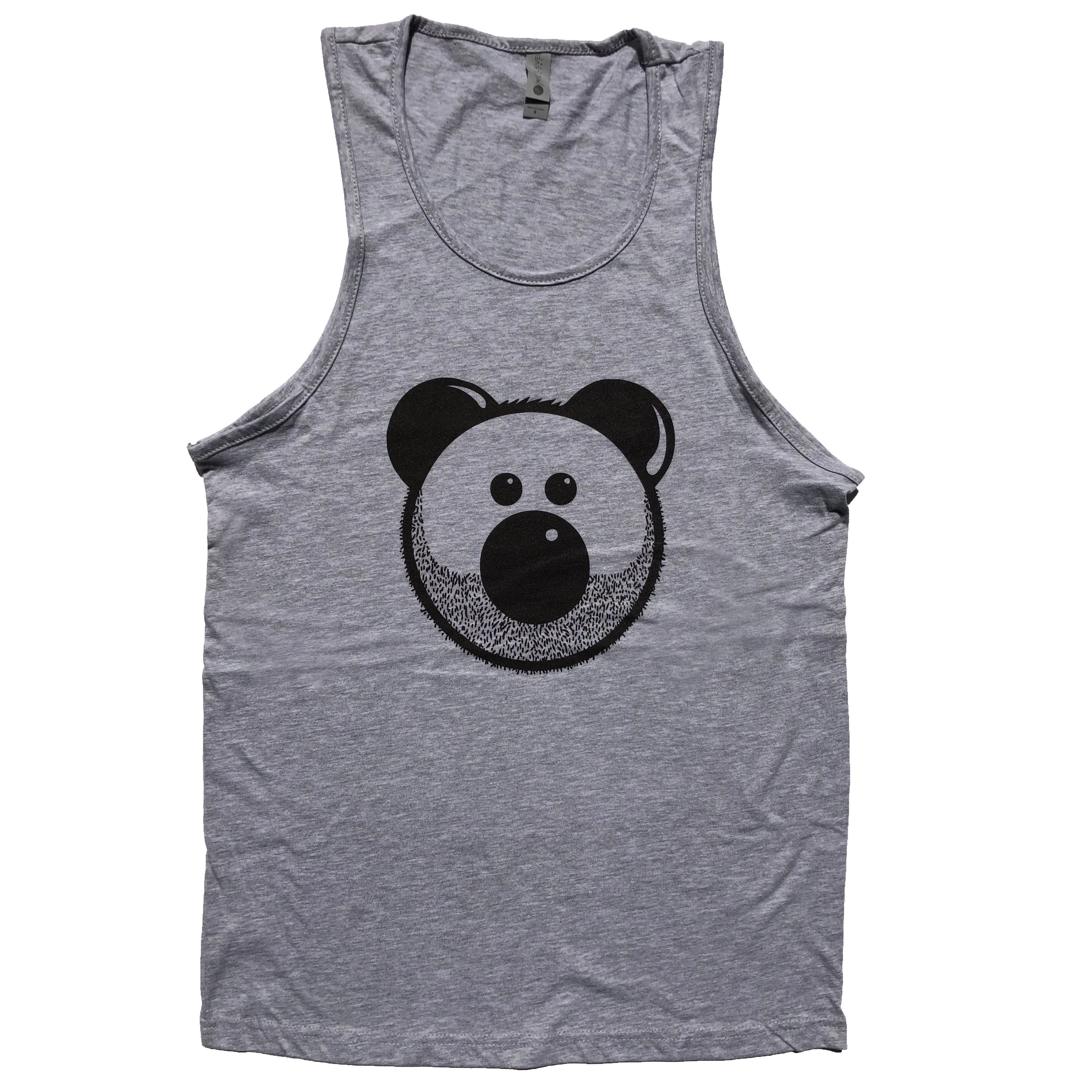 Beardy Bear Grey Tank