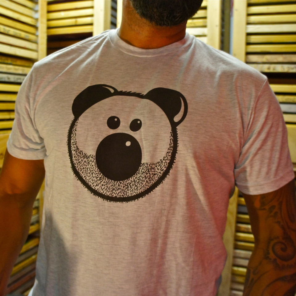 BEARDY BEAR ASH T - BURLYSHIRTS
