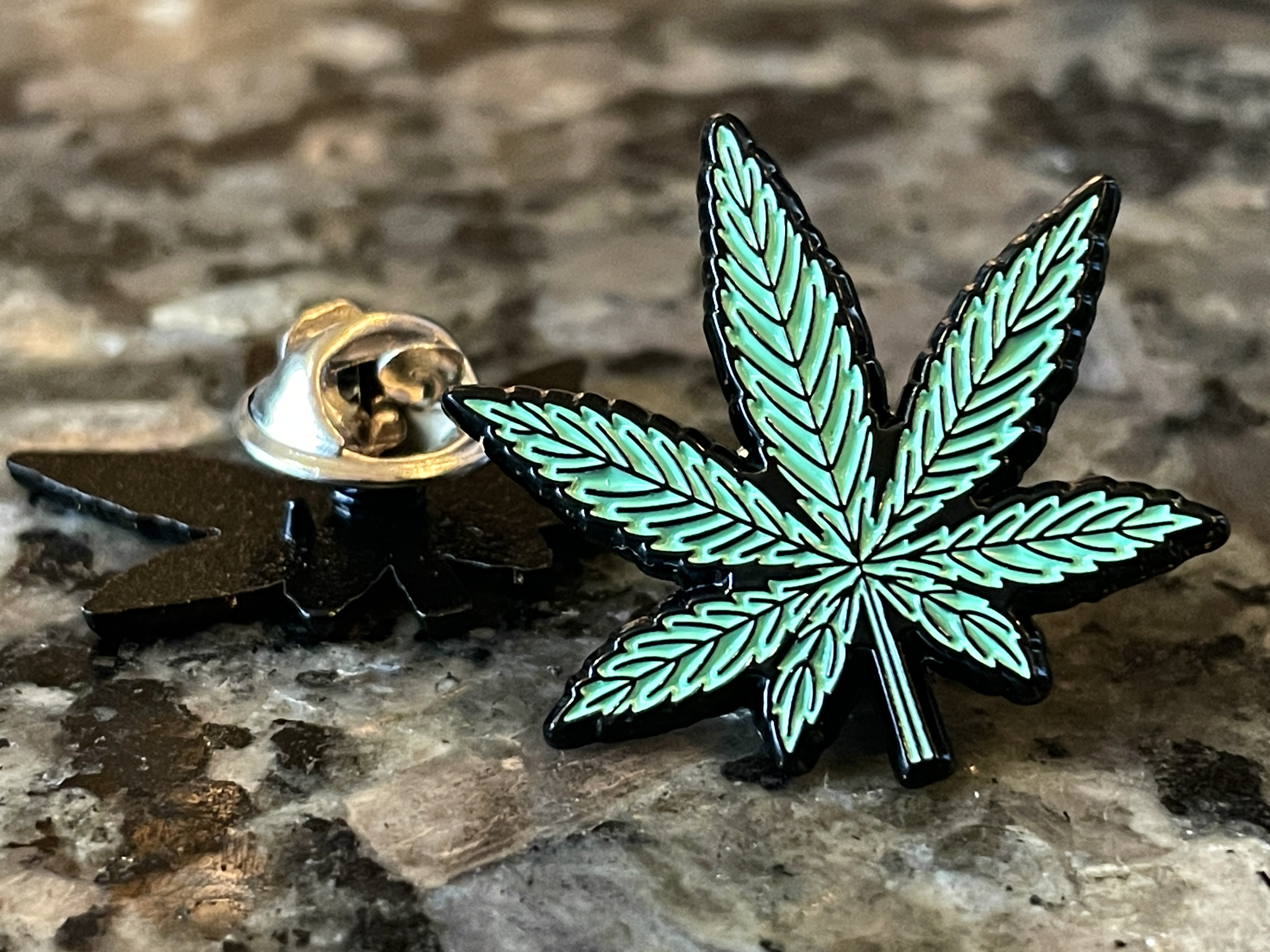 Pot Leaf Enamel Pin