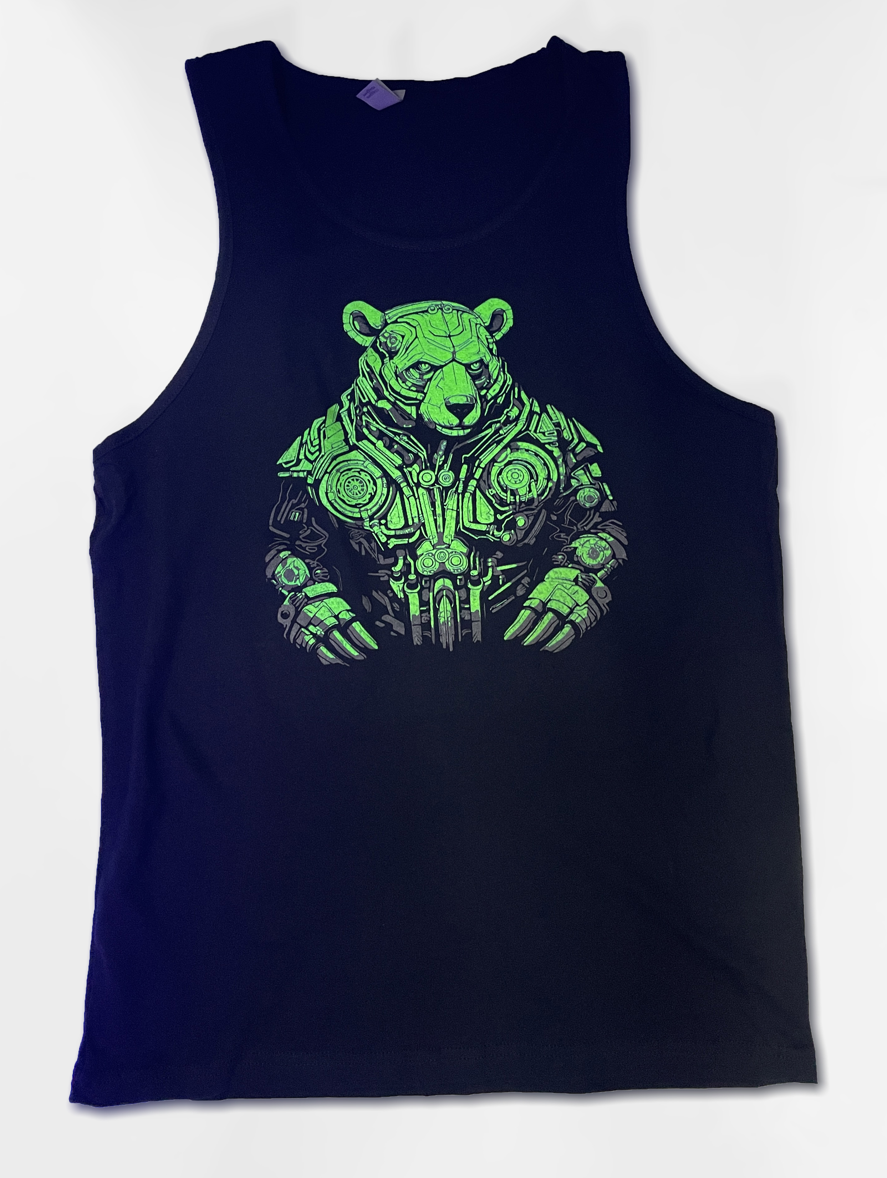 Cyber Bear Black Tank