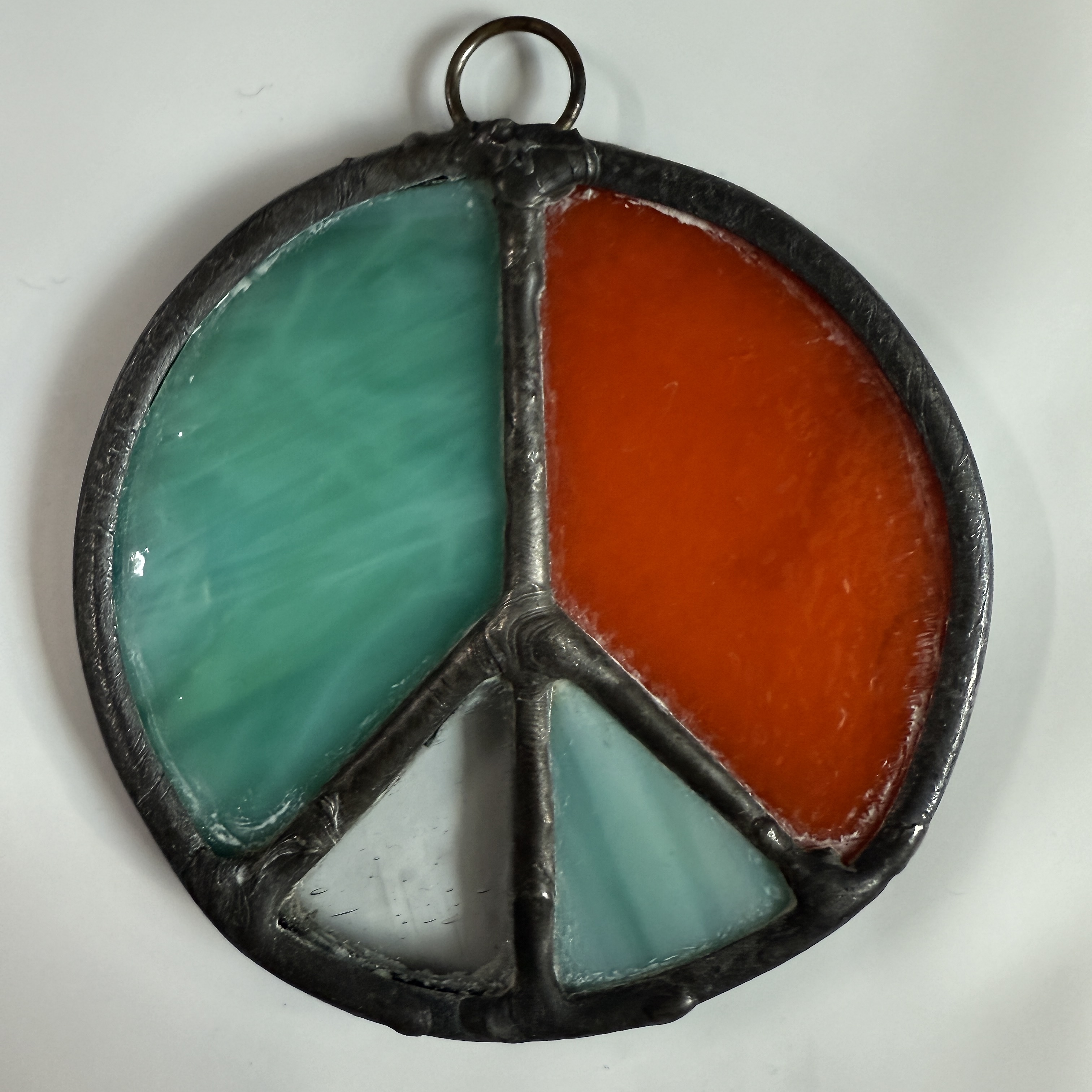 Stained Glass Peace Sign 121 - BURLYSHIRTS