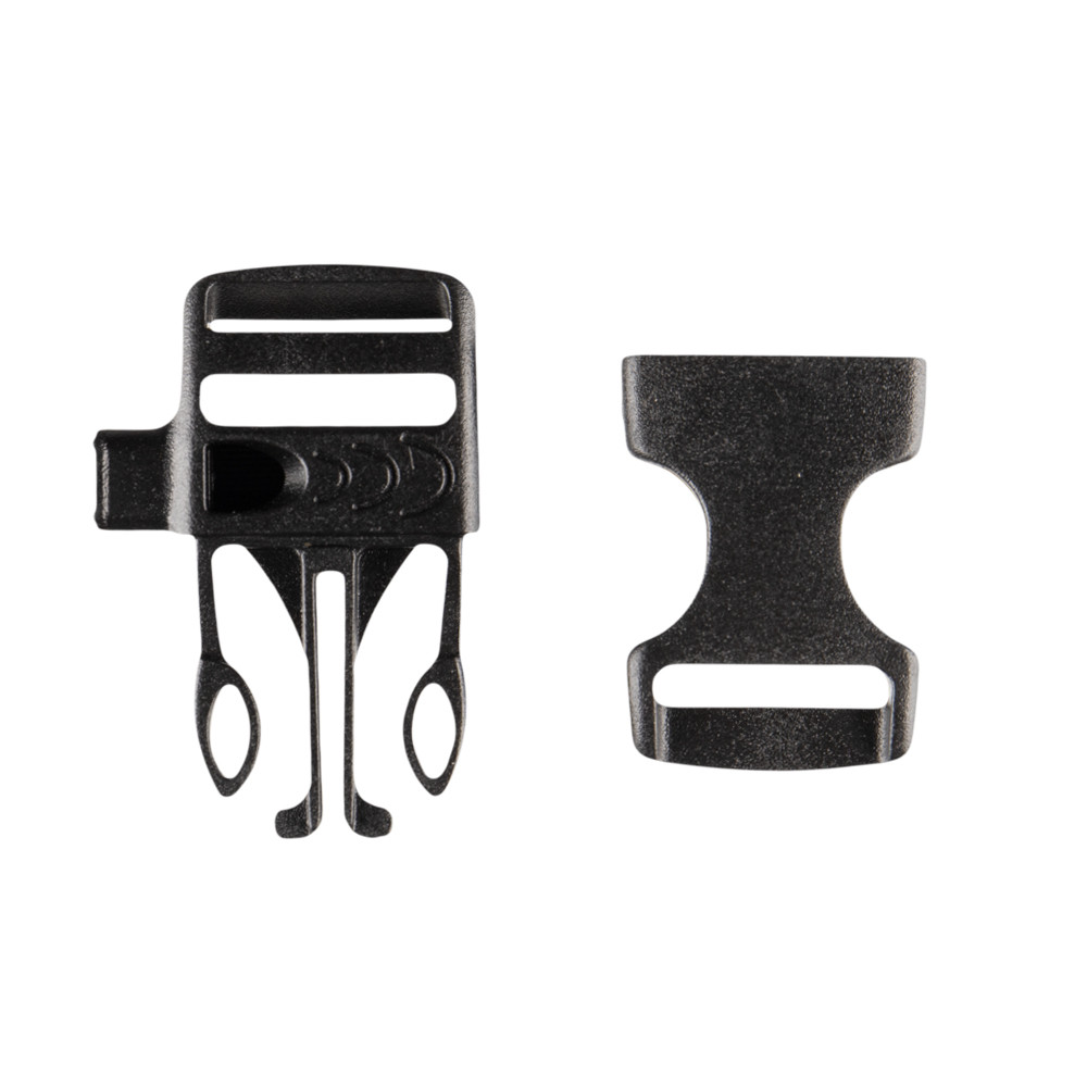 5/8 Inch Whistle Buckle - Black | Paracord Planet