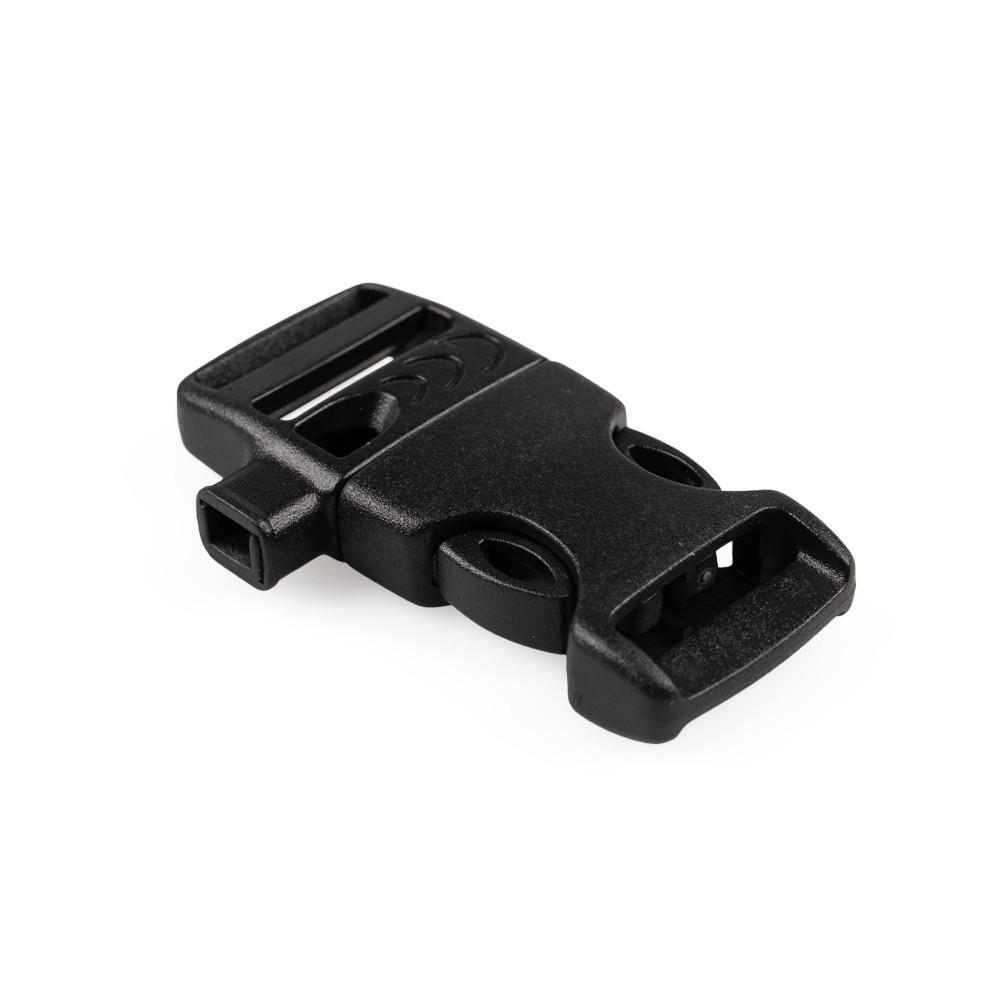 5/8 Inch Whistle Buckle - Black | Paracord Planet