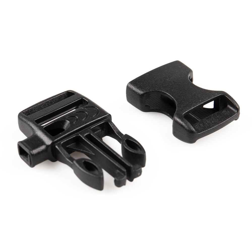 5/8 Inch Whistle Buckle - Black | Paracord Planet