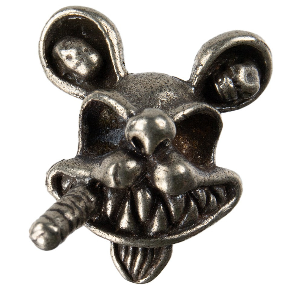 Smoking Rat Skull Beads
