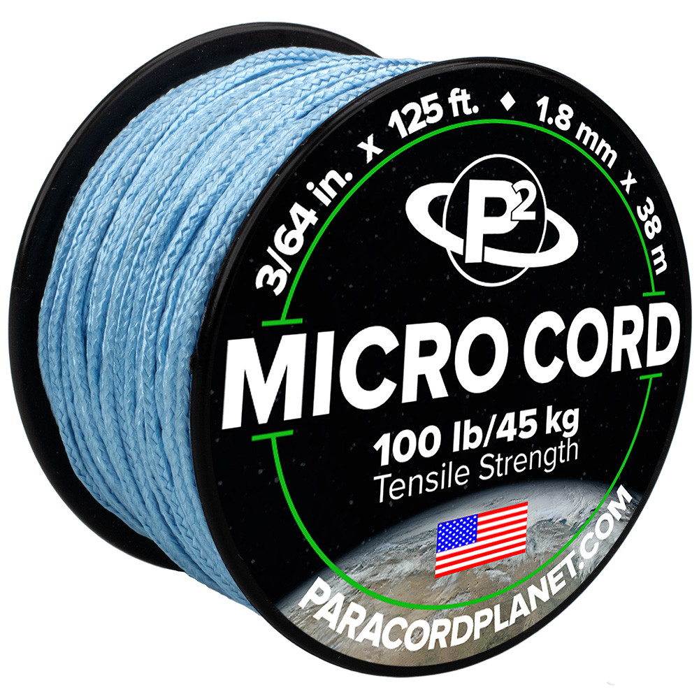Light Blue Micro Cord | Paracord Planet