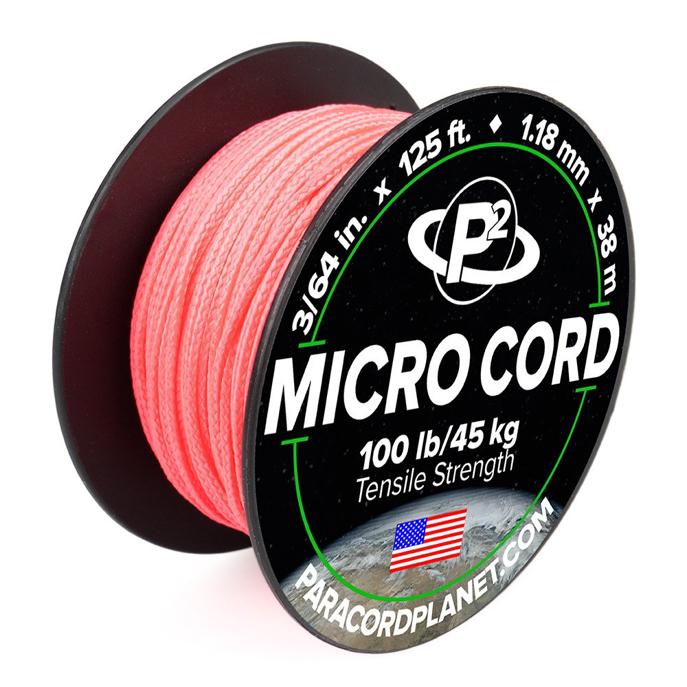 Flamingo Pink Micro Cord | Paracord Planet