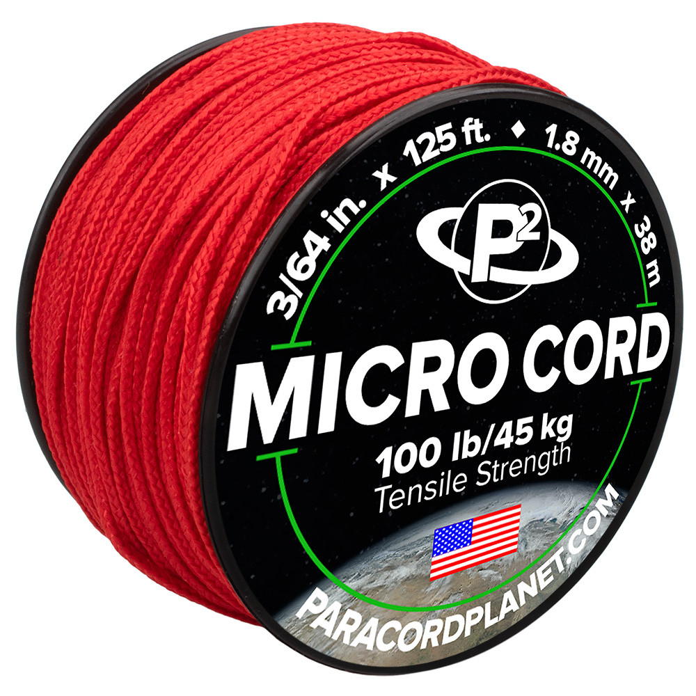 Red Micro Cord | Paracord Planet