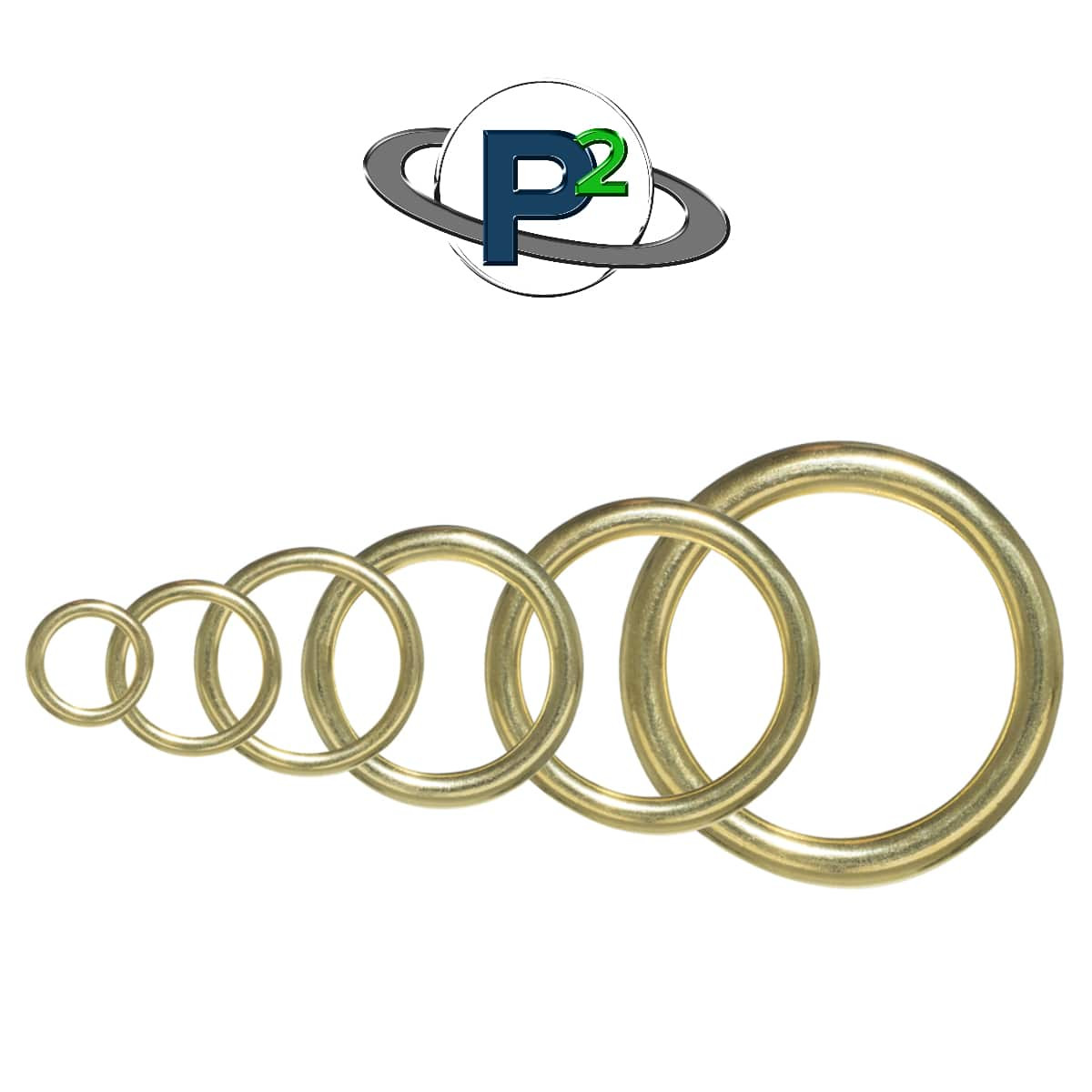 Brass O Rings - Multiple Sizes | Paracord Planet