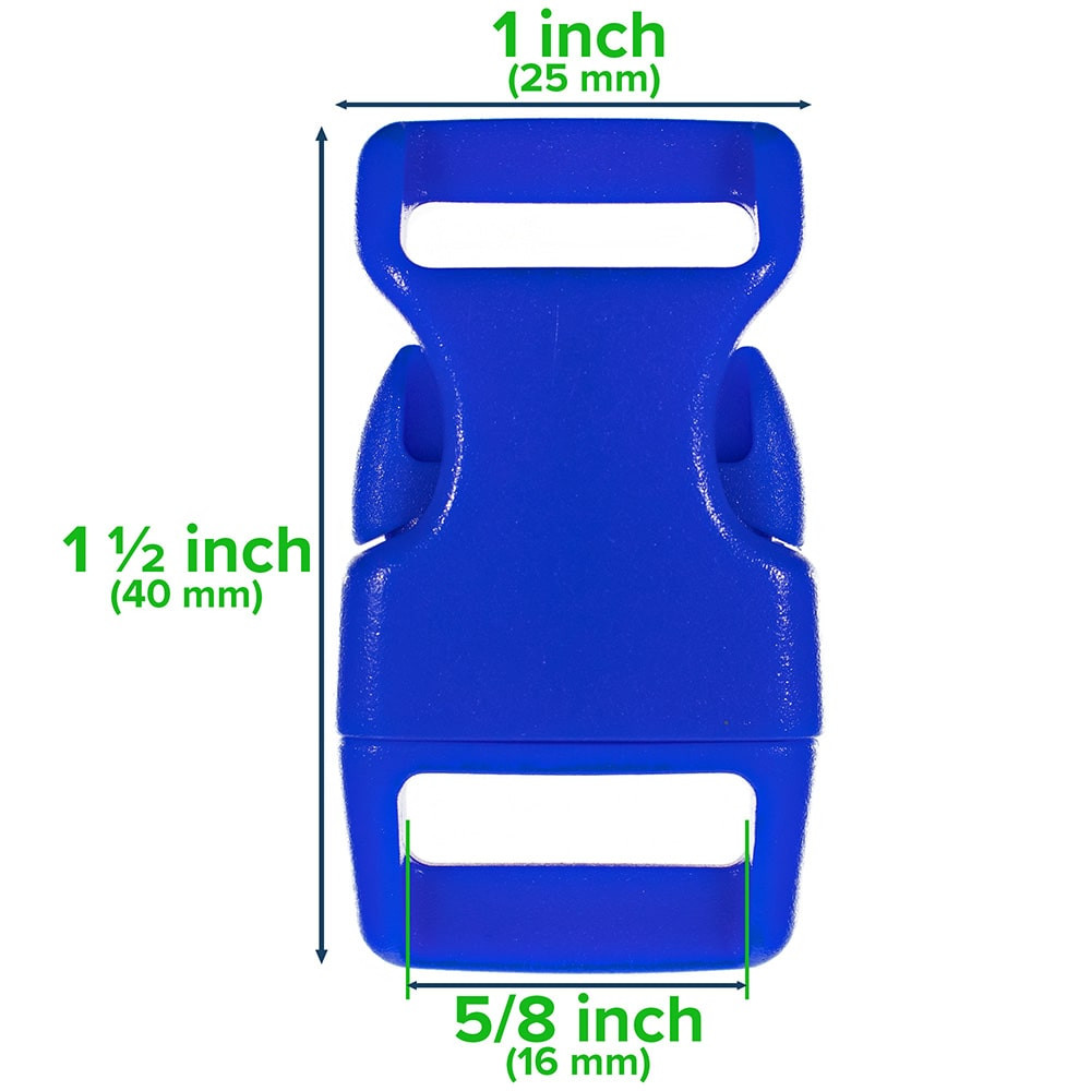 5/8 Inch Contoured Buckles - Multiple Colors | Paracord Planet