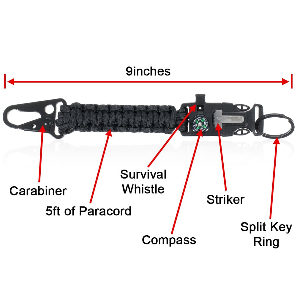 Paracord Key Chain Sling Clip Utility Buckle | Paracord Planet