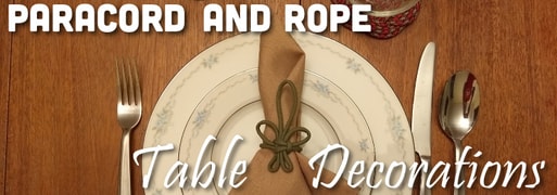 Paracord and Rope Table Decorations for Thanksgiving - Paracord Planet