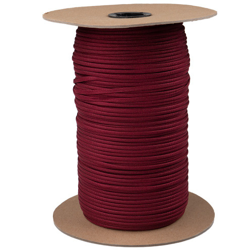 Burgundy 650 Coreless Paracord - Spools | Paracord Planet