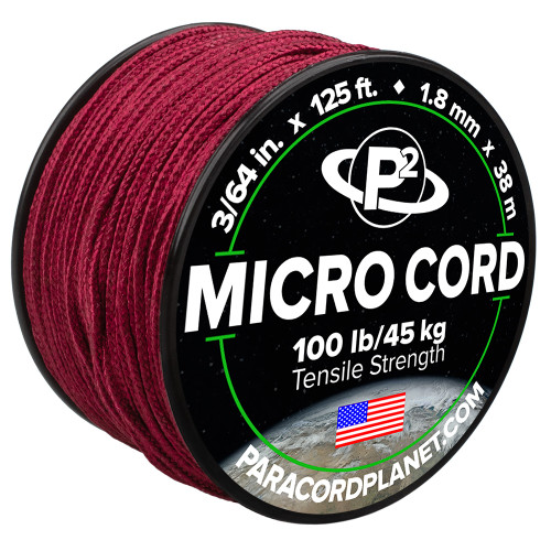 Burgundy Micro Cord | Paracord Planet