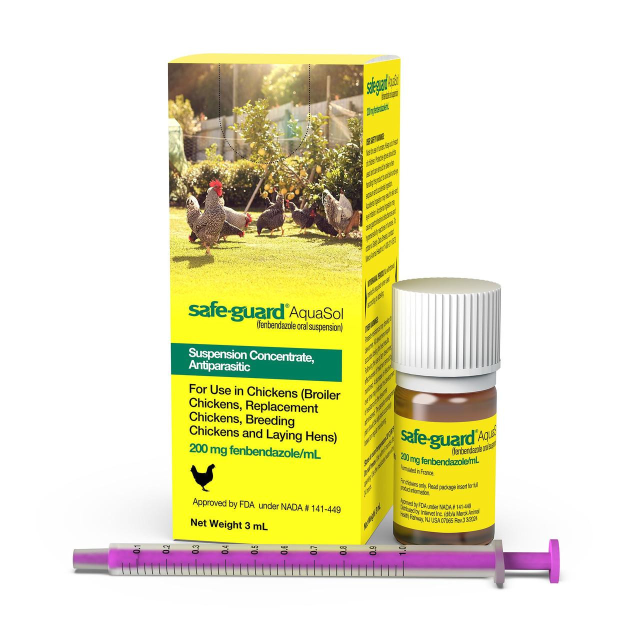 SAFE-GUARD® AquaSol, Dewormer for Chickens | Stromberg's
