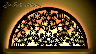 Snowflake arch #2 - Scroll Saw Artist