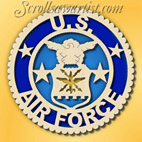 U.S. Air Force plaque - Scroll Saw Artist