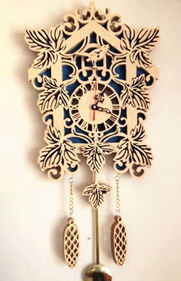Cuckoo wall clock - Scroll Saw Artist