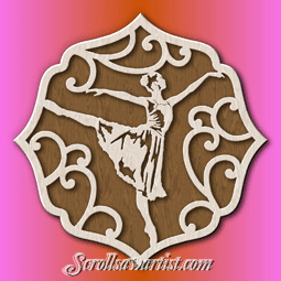 Ballerina - Scroll Saw Artist