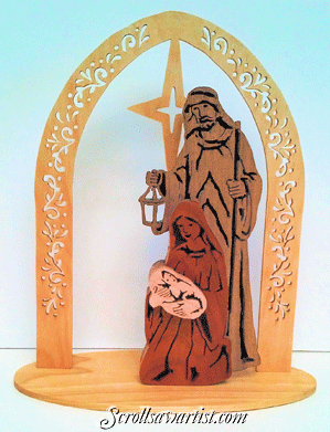 Nativity heart
