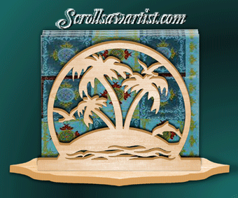 Beach scene - Scroll Saw Artist