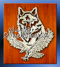 Tribal lion - Scroll Saw Artist