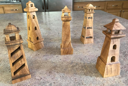 Compound-cut lighthouses