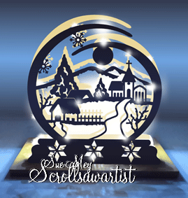 Beach scene - Scroll Saw Artist