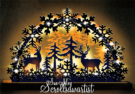 Snowflake arch #3 - Scroll Saw Artist
