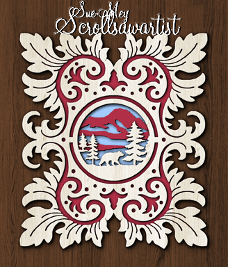 Hunting plaque - Scroll Saw Artist