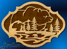 Nature in bear - Scroll Saw Artist