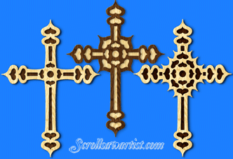 Curved cross set #1