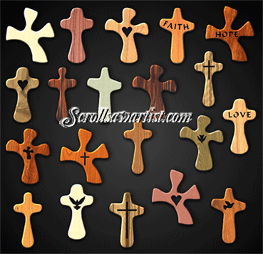 Two crosses