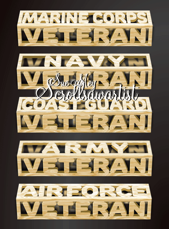 Compound cut Military branch veterans