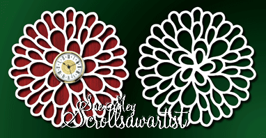 Wall clock & plaque or trivet #3