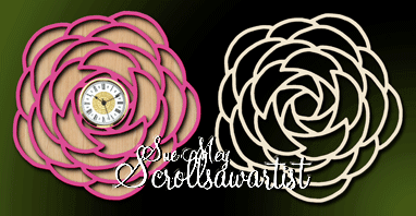 Wall clock & plaque or trivet #5