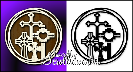 Two crosses