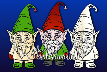 Gnomes with signs