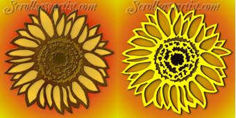 Sunflower - Scroll Saw Artist