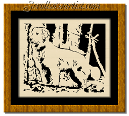 Golden Retriever - Scroll Saw Artist