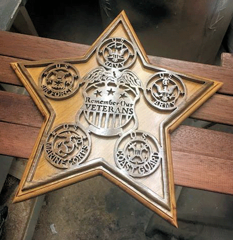 Military plaque - Scroll Saw Artist