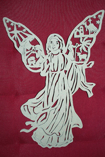 Nativity angel - Scroll Saw Artist