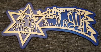 Nativity star #2 - Scroll Saw Artist