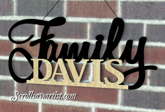 Family names - Scroll Saw Artist