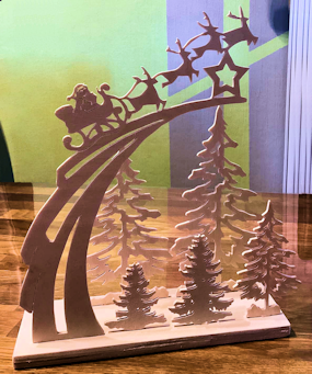 Santa sleigh - Scroll Saw Artist