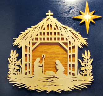 Nativity scene #3 - Scroll Saw Artist