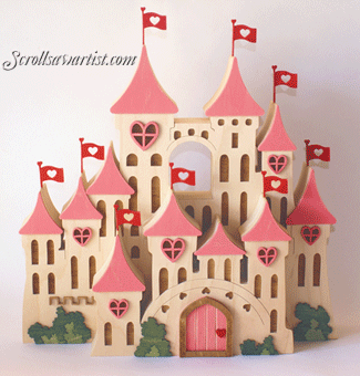 Fairytale castle - Scroll Saw Artist
