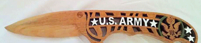 Survival knife - U.S. Army - Scroll Saw Artist