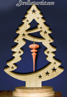 Ornament tree #9 - Scroll Saw Artist