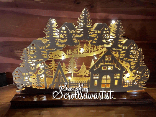 Forest Village arch - Scroll Saw Artist
